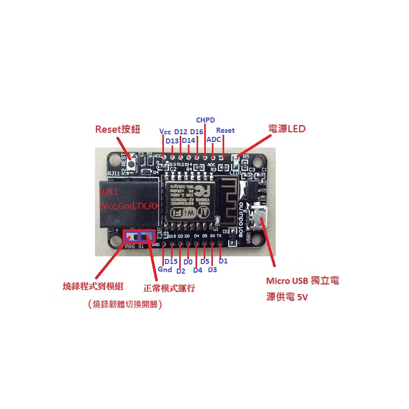 Motoduino ESP8266 WiFi 模組 – Motoduino